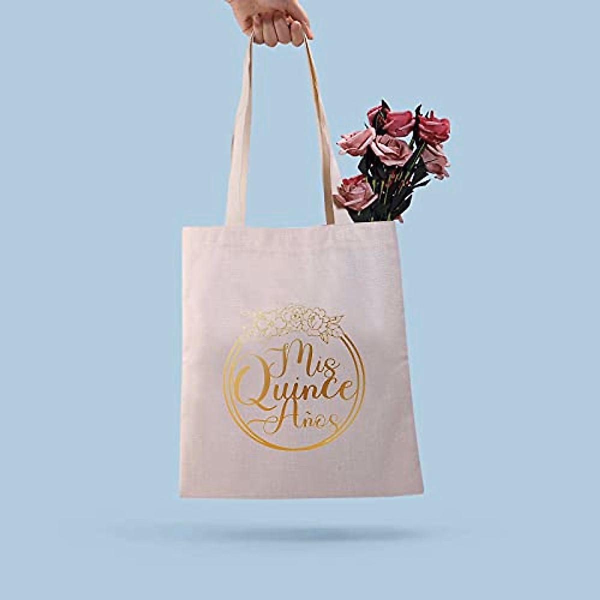 BDPWSS 15th Birthday Gift For Teen Girls Mis Quince Anos Latina Spanish Tote Bag (Mis Quince Anos TG 2)
