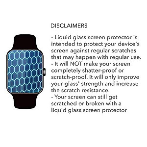 CRYSTAL VIEW Liquid Glass Screen Protector for Apple Watch All Series