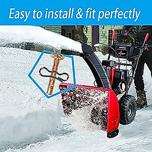 Dokili 20 pcs Shear Pins + 20 pcs Cotters Pins for 738-04124A Cub Cadet MTD Troy Bilt 714-04040 738-04124 Snowblowers Replacement