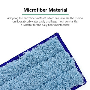 Neutop Replacement Washable & Reusable Wet Mopping Pad Compatible with iRobot Braava Jet 240, 241, 244, 245, 250 Robot Mops, Blue, 6-Pack.