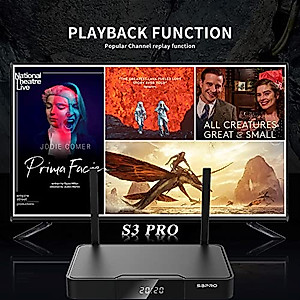 2023 The Best Version of English Android 9.0 OS S3Pro S3 pro TV Box Support 6K Strong Wi-Fi Connection More Functions