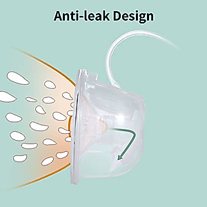 TOVVILD Breast Pump Milk Collection Cup - Compatible with Spectra S1/S2/S9, Not Original Spectra Accessories, Replace Breast Pump Kits, 24mm Flange Breast Milk Collector Cup Tubing Parts