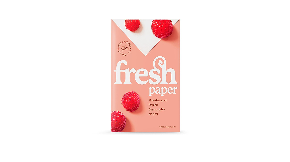 FRESHPAPER Food Saver Sheets for Longer Fruit & Veggie Freshness