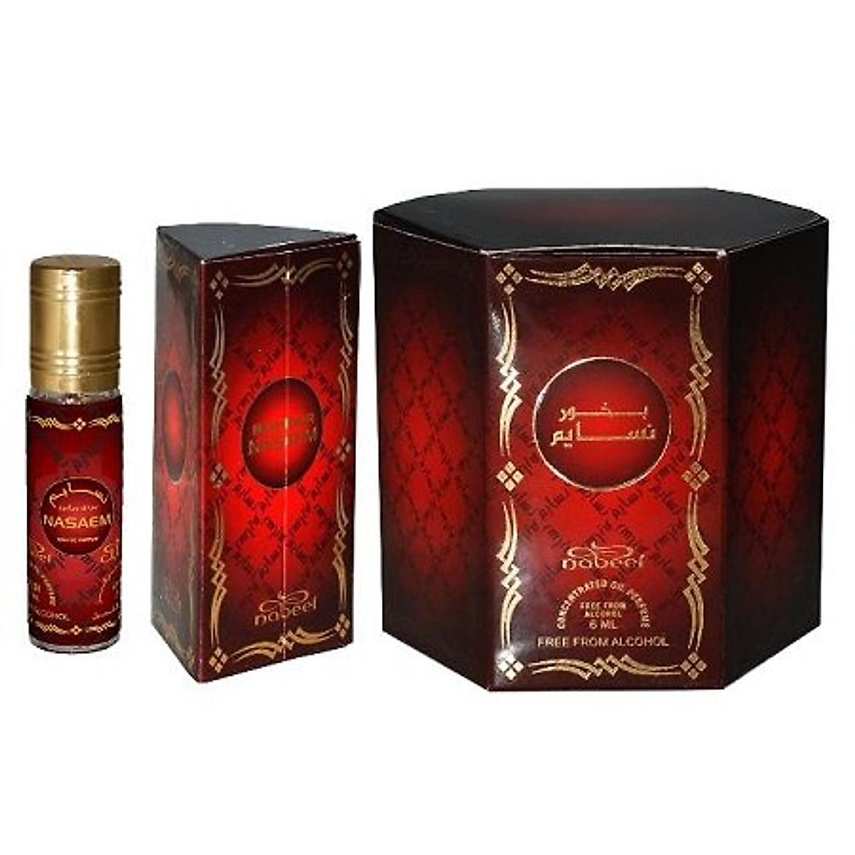 Nasaem - Box 6 x 6ml Roll-on Perfume Oil by Nabeel