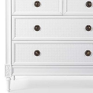 Delta Children Madeline 4 Drawer, Dresser w/Changing Top, White