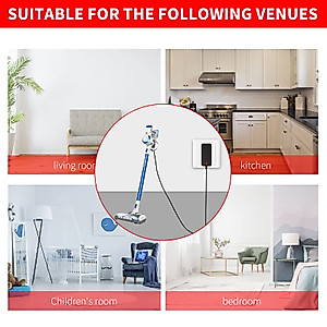 MEROM Charger Compatible with TINECO Cordless Vacuum iFLOOR 2/3 S5 S3 A10 A11 Series Cordless Stick Handheld Wet Dry Vacuum Cleaner Charger Replacement Adapter for YLS0241A-T260080