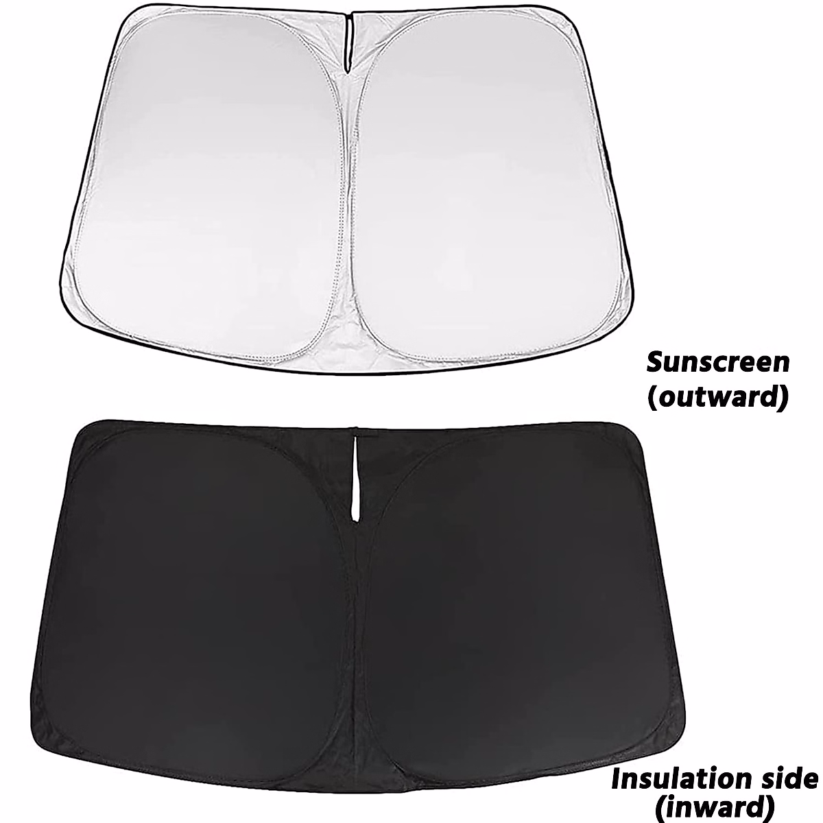 Jupetory Window Sunshade for Honda Accord 2018-2024 Windshield Sun Shade Visor Protector Blocks UV Rays- Foldable Front Sun Shield Protector