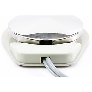 Standard Disc-Type Round Foot Control Pedal with 2 Hole Tubing for Dental Chairs