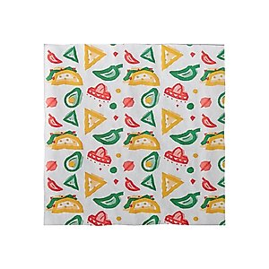 Krollen Industrial 12" x 12" Mexican Print Deli Sandwich Wrap Paper - 1000/Case