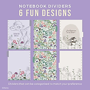 Happy Planner Disney Notebook Journal, Disc-Bound Notebook with Dividers and 60 Sheets of Dot-Lined Paper, Winnie the Pooh True to You Theme, Big Size, 27.94 cm x 21.59 cm (11" x 8 1/2")