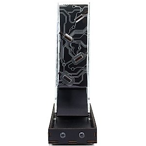 C4Labs Hi-Tech Laser Etched Dice Tower, Techno, Gaming