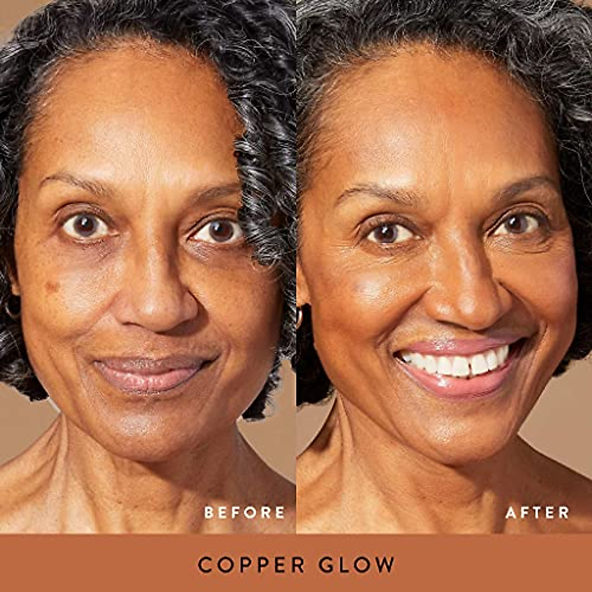 LAURA GELLER NEW YORK Baked Face and Body Frosting - Copper Glow - Supersize 3 Oz - Illuminating Bronzer Powder - Weightless Creamy Texture - Apply Wet or Dry