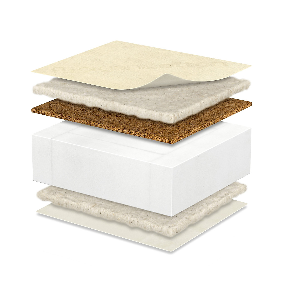 Beautyrest Beginnings Naturally Bright Nights Crib and Toddler Mattress