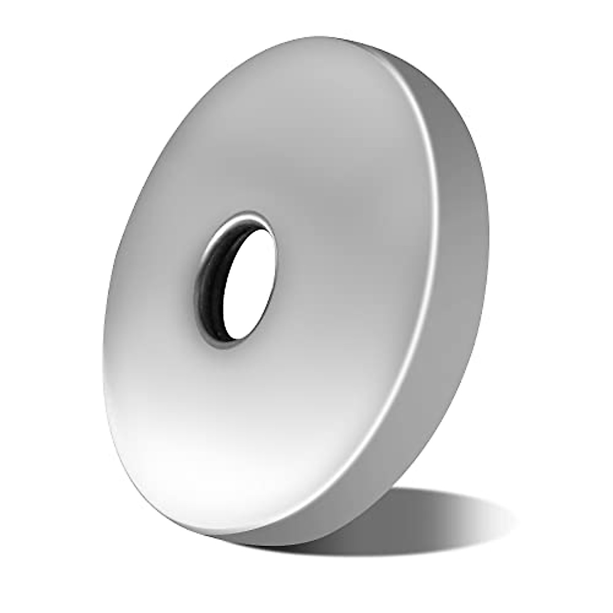 Shower Escutcheon Plate, Shower Flange Cover - Modern Shower Arm Flange 3.5” Extra Large | Universal Escutcheon Brushed Stainless Steel Replacement Cover Plate, Fits Standard 1/2" shower Pipes