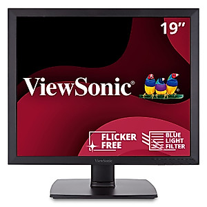 ViewSonic VA951S 19in IPS 1024p LED Monitor DVI, VGA (Renewed)