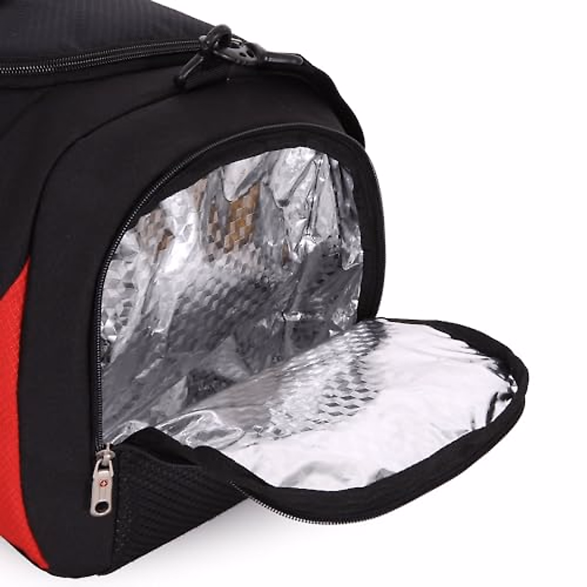 SwissGear 1900 Travel Duffle Bag, Black/Red, 22-Inch