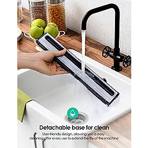 Vacuum Sealer Machine, Full Automatic Sealer Machine 8 in 1 LED Touch Screen Dual-Pump Motor, 6 Food Modes with Cutter and 15 Sealer Bags Detachable,Lad Tested