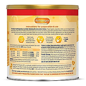Enfamil Nutramigen Infant Formula, Hypoallergenic and Lactose Free Formula with Enflora LGG, Fast Relief from Severe Crying and Colic, Powder Can, 19.8 Oz
