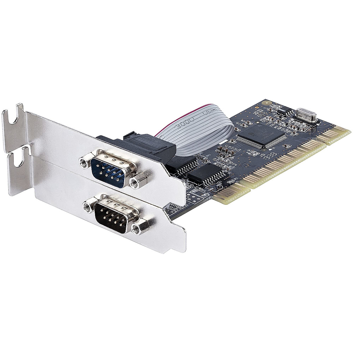 StarTech.com 2-Port PCI RS232 Serial Adapter Card - PCI Serial Port Expansion Controller Card ...