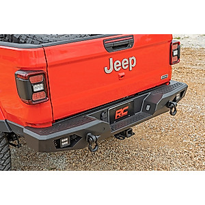 Rough Country Heavy Duty Rear Bumper w/LEDs for 2020-2024 Gladiator - 10646