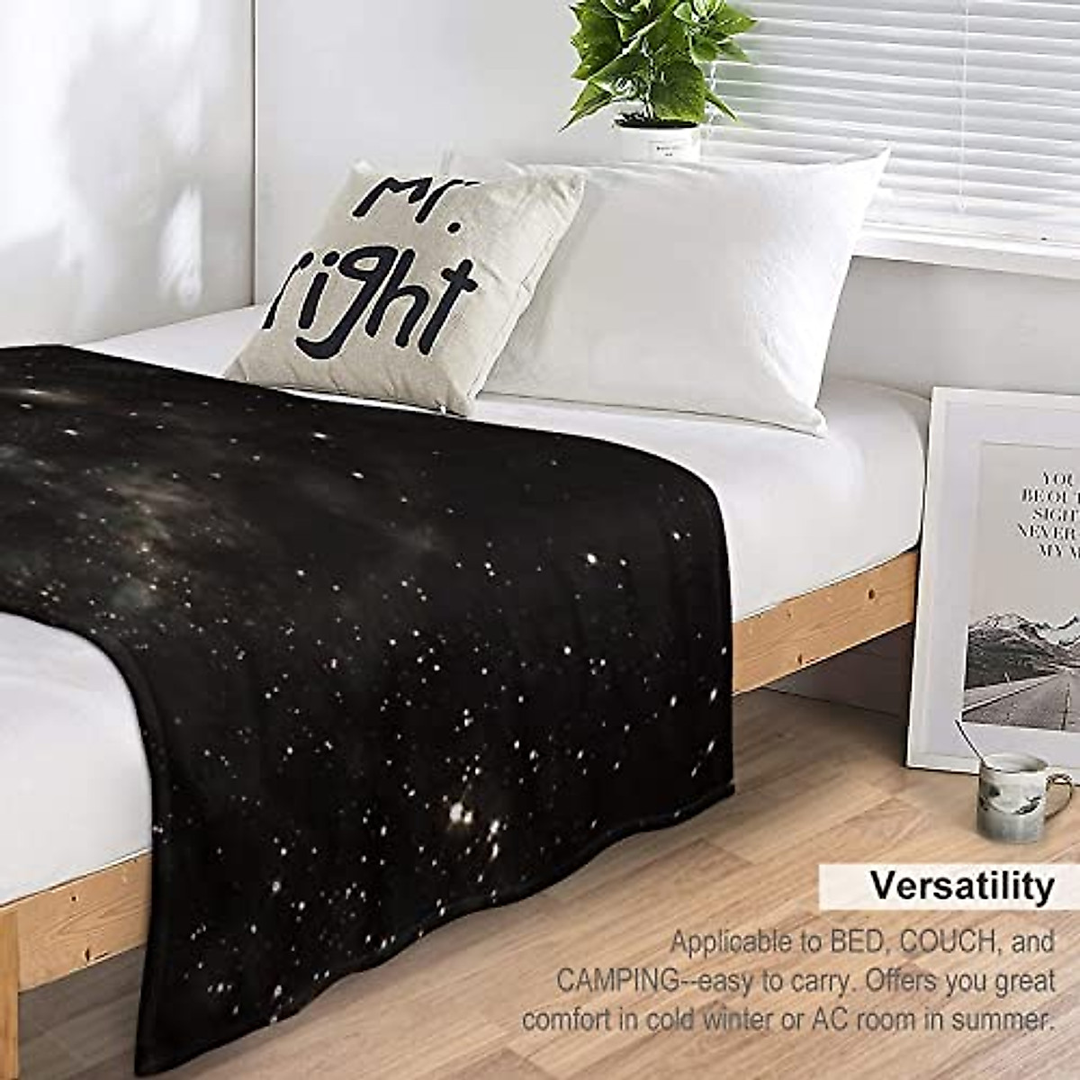 Lyuiescn Youth Idol Flannel Blanket Gift Lightweight Microfiber Throw Blanket for Sofa Bed  B 4050