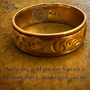 Biddy Murphy Celtic Warrior Shield Necklace 925 Sterling Silver and 18K Gold Plated Bead, Fine Irish Imported Jewelry