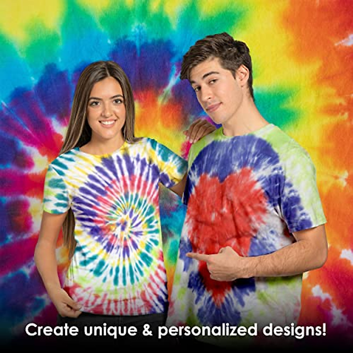 2X Tie Dye Powder │Tie Dye Powder Refills for Tie Dying │Fabric Dyes │12 Colors Tie Dye Powder 24 Total Dye Packets│2X Refills for Tie Dye │Mesi Colorz Tie Dye Refills