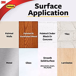 Command Medium Utility Hooks, Damage Free Hanging Wall Hooks with Adhesive Strips, No Tools Wall Hooks for Hanging Christmas Organizers, 2 White Hooks and 4 Command Strips