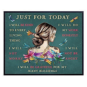 Inspiration Positive Affirmations Boho-chic Wall Art - New Age spiritual Hippie Motivational Wall Decor - Inspirational Quotes Saying - Encouragement Gifts for Women - Encouraging Wall Decor UNFRAMED
