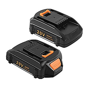 HUSUE 3.5Ah Replacement Battery for Worx Battery 20V Compatible with Worx 20V Battery WA3578 WA3575 WA3520 WA3525 WG151s WG155s WG251s WG255s WG540s WG545s WG890 WG891, 2Pack