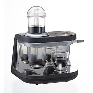 Tiger Siphonysta Automated Siphon Brewing Coffee Maker, Onyx Black