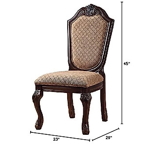 ACME Chateau De Ville Side Chair (Set-2) - 64077 - Espresso