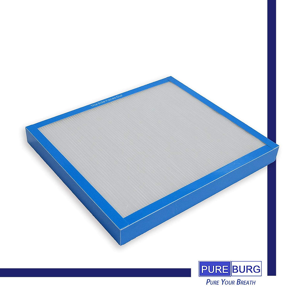 PUREBURG Replacement True HEPA Filter Compatible with HoMedics Total Clean AF-10 AP-15 AR-10 Air Purifiers,Part Number AF-10FL AP-15CRF AF-15,H13 Air Clean Dust VOCs Odor