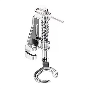 TISEKER Metal Open Toe Free Motion Quilting Darning Embroidery Presser Foot for Brother, Singer, Toyota, Babylock, Viking, Euro-Pro, Janome, Kenmore, White, Juki, Simplicity Domestic Sewing Machines