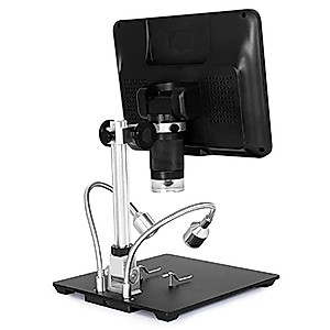 JIAMEI 8.5 Inch Microscope 1080P Adjustable LCD Display Microscope for Soldering Industrial Maintenance