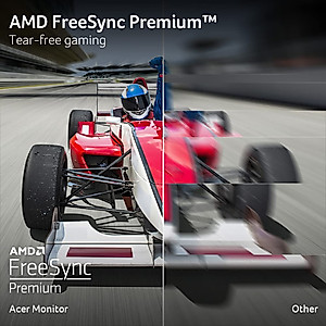 Acer Nitro 27" WQHD 2560 x 1440 PC Gaming Monitor | AMD FreeSync Premium | Up to 180Hz Refresh | Up to 0.5ms | HDR400 | DCI-P3 95% | 1 x Display Port 1.2 & 2 x HDMI 2.0 | XV272U V3bmiiprx