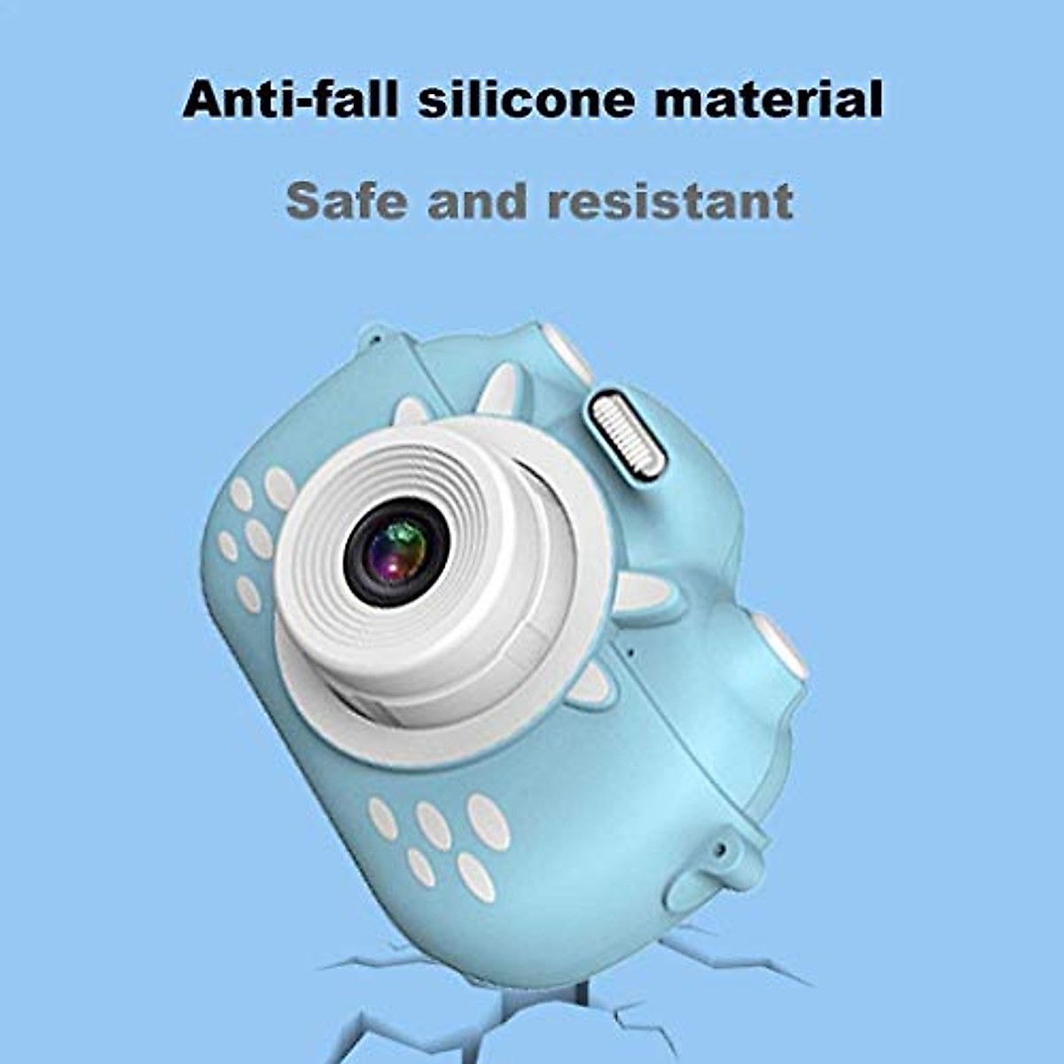 LKYBOA Kids Camera, Digital Video Camera Gifts for Boys and Girls, Toddler Video Recorder Mini Rechargeable and Shockproof Camera (Color : Green)