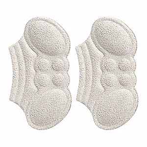 Premium Heel Pads For Shoes Big Self Adhesive Heel Inserts For Women&Men Heel Grips To Improve Shoe Fit And Comfort Heel Protectors To Pain Spa Buckets for Feet for Kids Party (D, One Size)