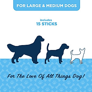 American Kennel Club Dentacare Large Breed Peanut Flavored Dental Dog Treats, Naturally Flavored, 15 Count