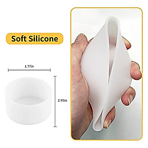 Cup Accessories for Stanley 40 oz Tumbler with Handle, Leak-Proof Tumbler Lids & Reusable Straws & Silicone Boot with Cleaner Brush and Straw Cover Cap for Adventure Quencher 40oz (2 sets)