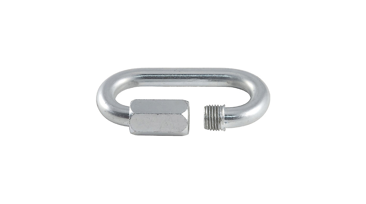 CURT 82610 Threaded Quick Link Trailer Chain Hook - 4,400 lbs Strength