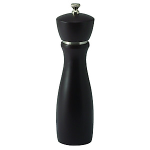 Winco 8" Modern Espresso Finish Maestro Pepper Mill