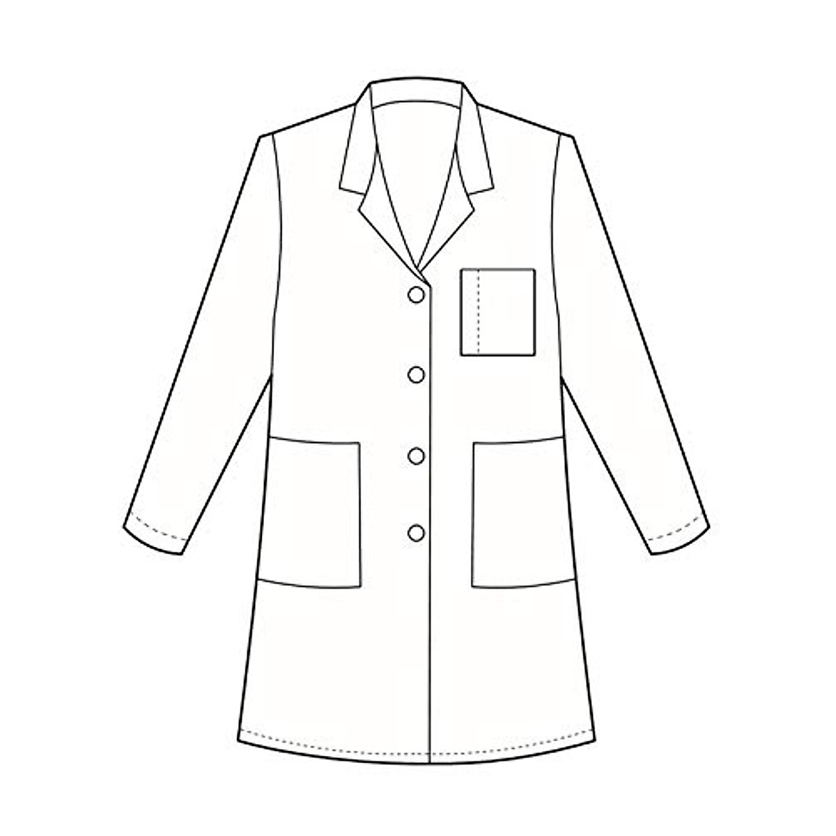 Meta Women's Labcoat 15000 White S