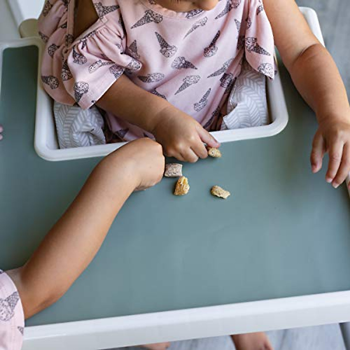 Mango Co. High Chair Placemat for Antilop Baby High Chair - BPA Free, Dishwasher Safe, Silicone Placemats - Finger Foods Placemat for Toddler and Baby (Desert Sage)