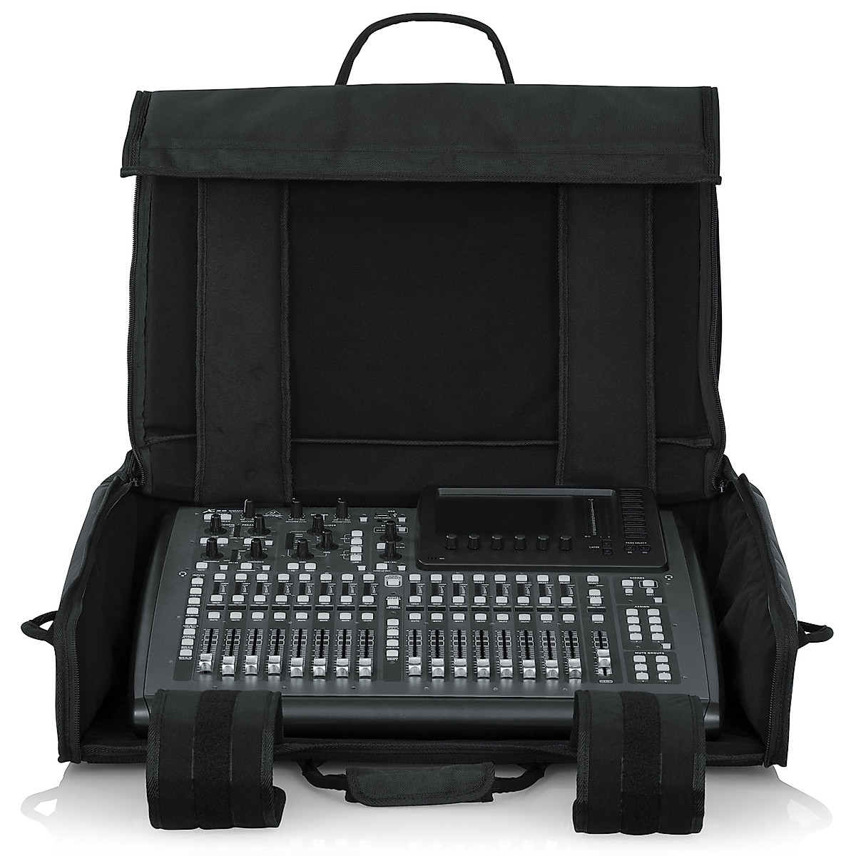 Gator Cases Padded Large Format Mixer Carry Bag; Fits Mixers Such as Behringer X32 Compact |26" x 21" x 8.5" (G-MIXERBAG-2621)