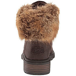 UGG Women's Harrison LACE Tipped Fashion Boot, Stout Leather, 7