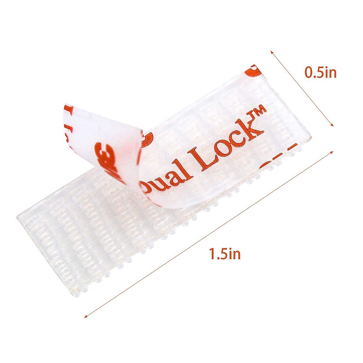 EZ Pass/IPass/IZoom Toll Tag Mounting Kit - 8 Pcs (4 Sets) Reclosable Fastener Dual Lock Tape Strips