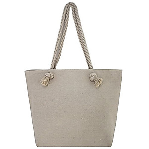 WESTERN ORIGIN American Flag Embroidered Tote Bag Stars and Stripes Beach Bag Rope Handles Shoulder Bag Women Purse