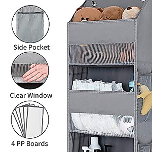 GRANNY SAYS Bundle of 1-Pack Hanging Organizer with Pockets & 1-Pack Closet Hanging Shelves