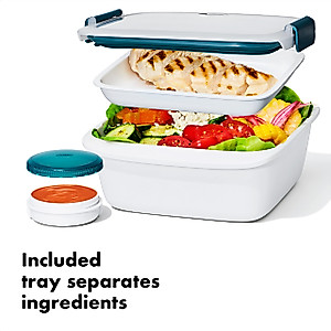 OXO Good Grips Prep and Go Utensils with Case Good Grips Prep & Go 6.3 Cups Salad Container